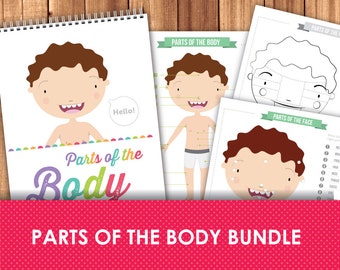 Learning Spanish / Parts of the Body in Spanish / Printable | Etsy