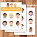 Printable Emotions and Expressions Faces Worksheets / Playdough Face ...