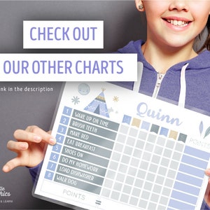 Printable Reward Chart / Printable Chore Chart / Chore Chart / Behavior ...