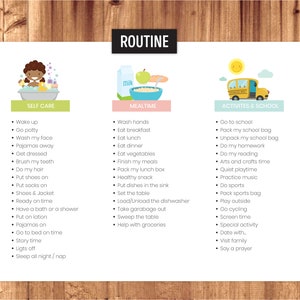 Chore Cards Routine Cards Activity Cards Behavior Cards Bundle - Etsy