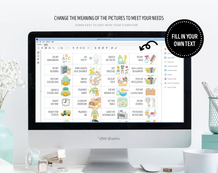 To Do Chart for Kids Daily Routine Printable Chart & Cards | Etsy Australia