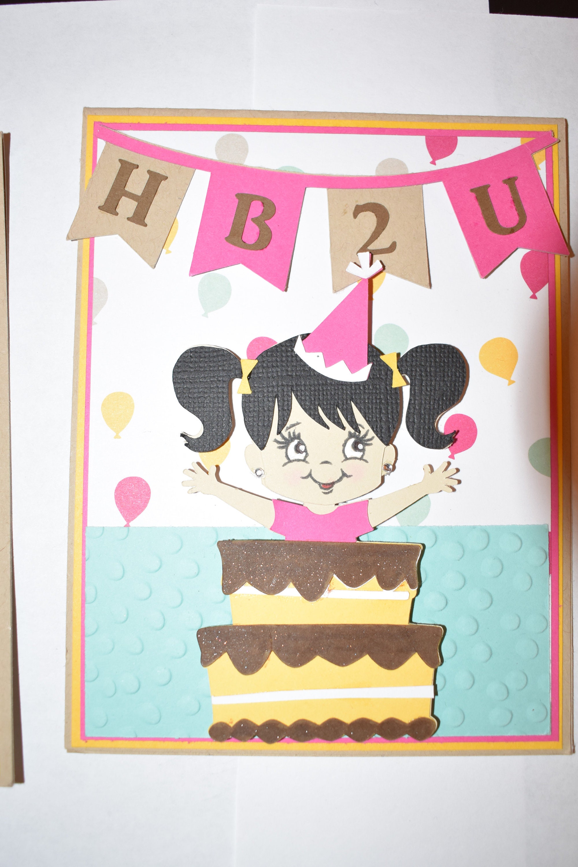 Happy Birthday Card, Happy Birthday Little Girl Card, Birthday Card ...
