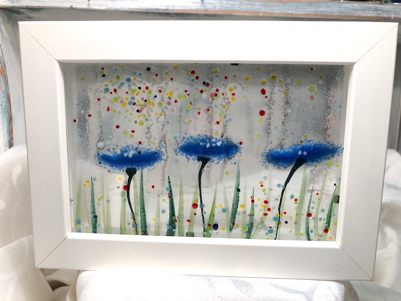 Box Framed Alice Corn Flower | Etsy