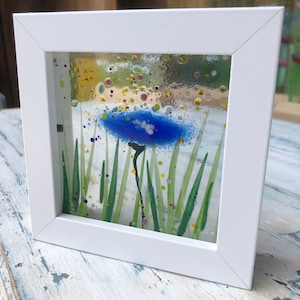 Box Framed Square - Alice - Corn Flower - Etsy
