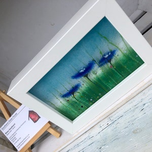 Framed Glass Art - Corn Flowers (normas) - Etsy