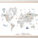 Nursery World Map Print - Kids World Map Art - Printable World Map ...