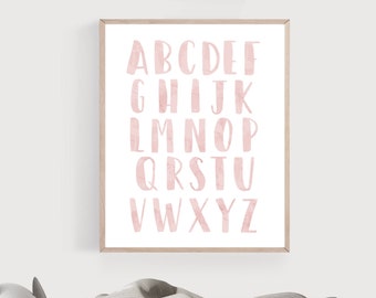 Flower Alphabet Chart Art Print - Etsy Canada