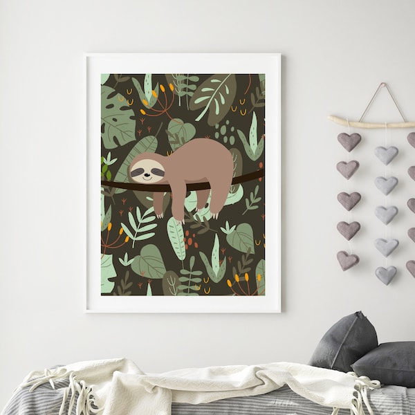 Sloth Wall Hanging - Etsy
