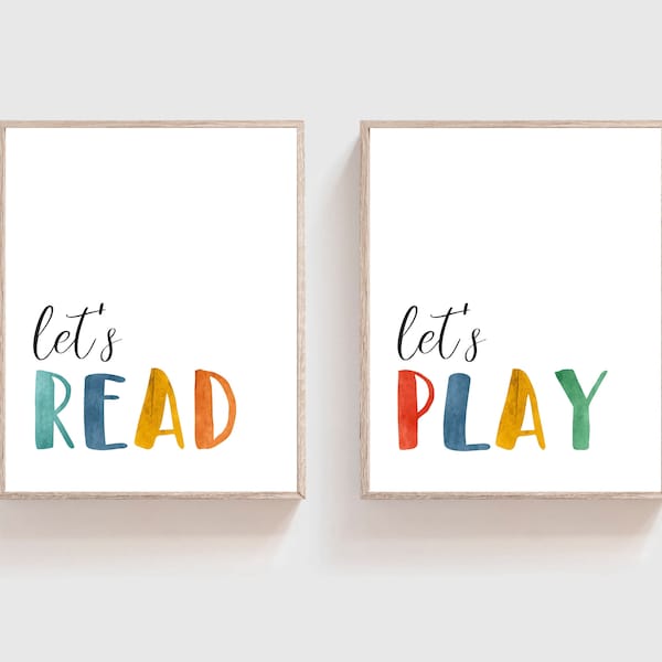 Lets Read Lets Play - Etsy