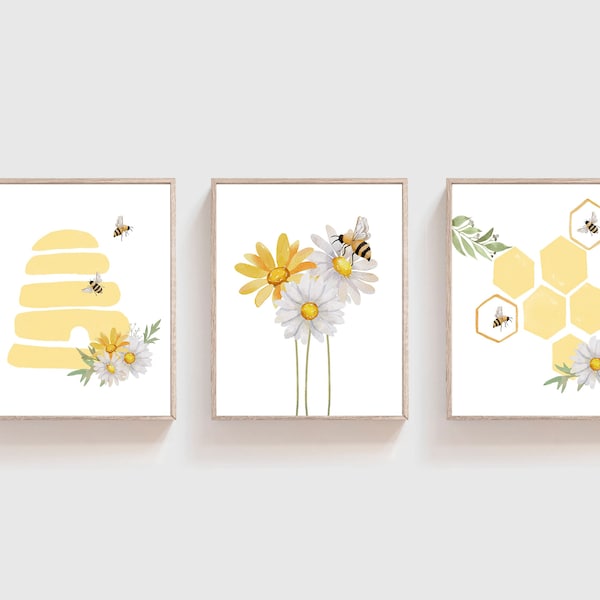 Honey Bee Print - Etsy