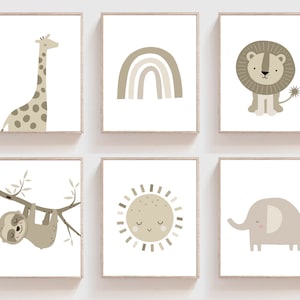 Nursery Printable - Neutral Nursery Decor - Cute Nursery Art - Nursery ...