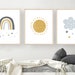 Weather Nursery Prints - Baby Boy Nursery Decor - Blue Nursery Prints ...