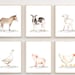 Farm Animals Print - Watercolor Farm Animals - Printable Farm Animals ...