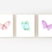 Pastel Butterfly Wall Art Girls Bedroom Decor Butterfly - Etsy