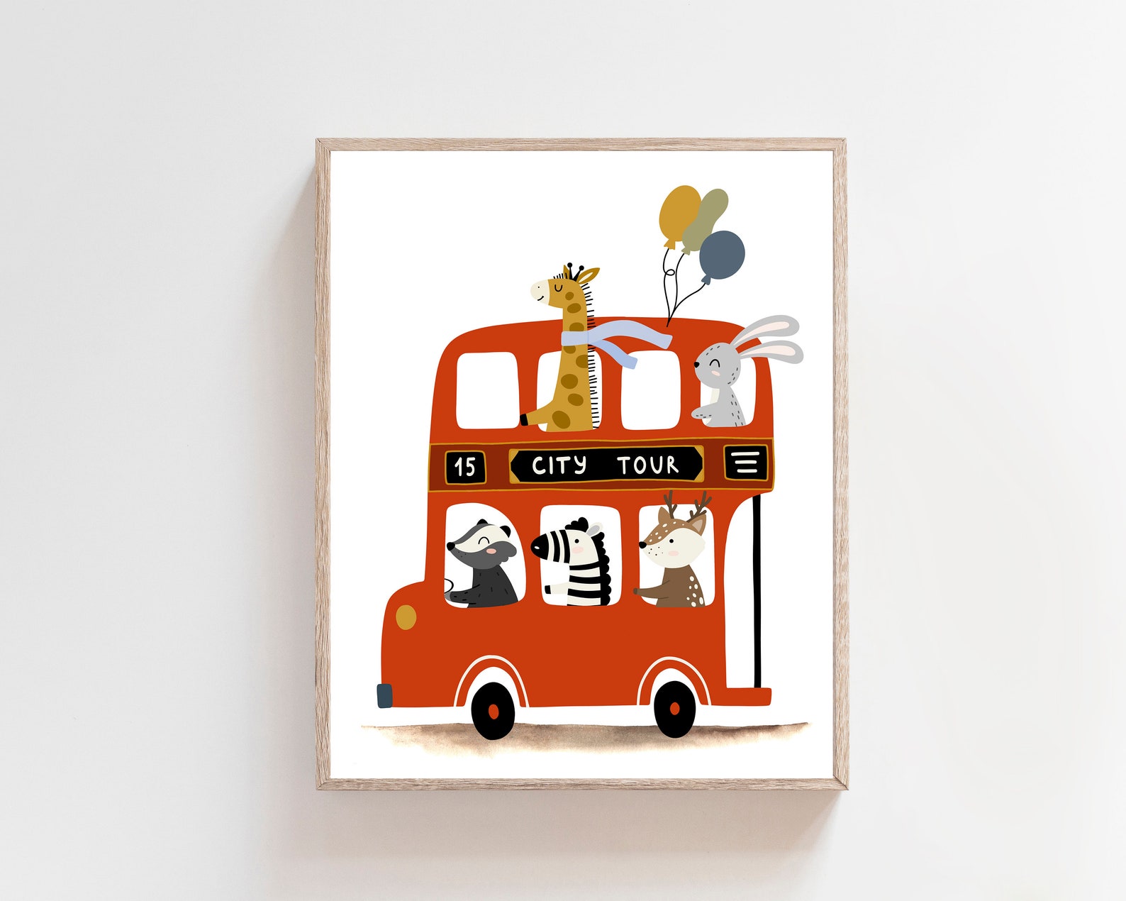 London Nursery Print - London Bus Print - London Printable - Boys Room ...