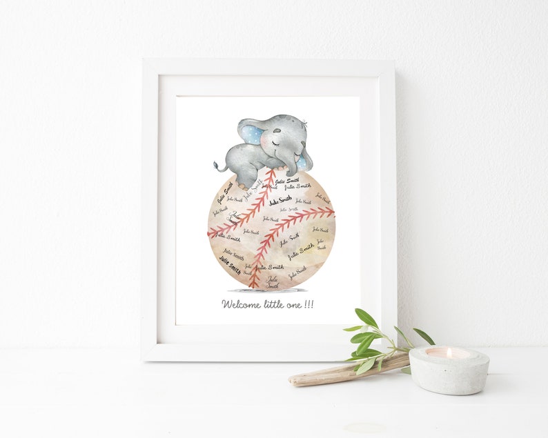 Baseball Baby Shower - Baseball Baby Sign - Baby Shower Boy - Printable ...