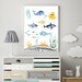 Sea Animals Wall Art Ocean Printable Boys Bedroom Print - Etsy