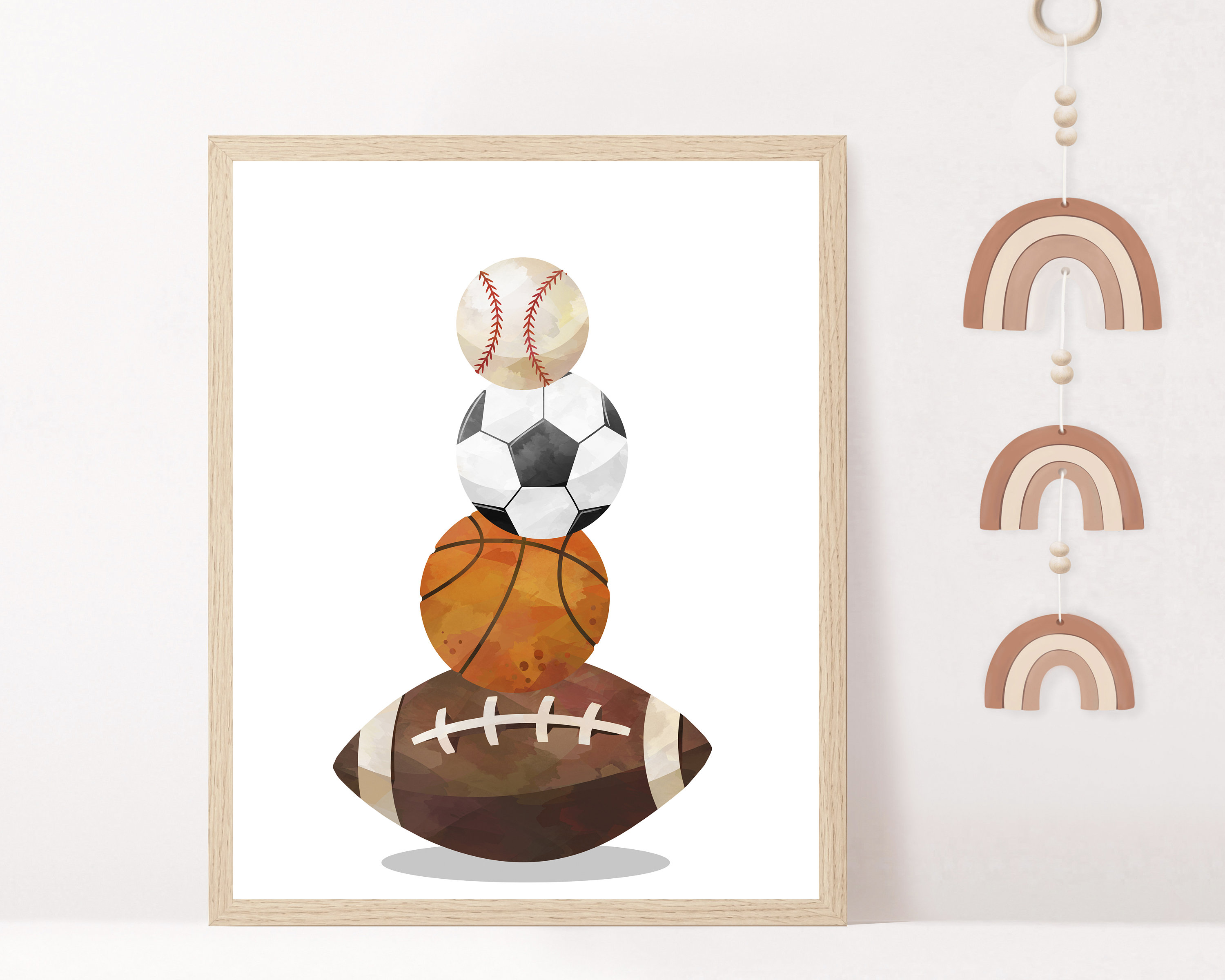 Sports Wall Art Sports Prints for Boys Room Sports Print | Etsy