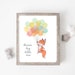 Watercolor FOX WALL ART Fox Nursery Decor in Prints Fox With - Etsy