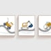 Construction Trucks Nursery Prints, Boys Transportation Wall Art ...