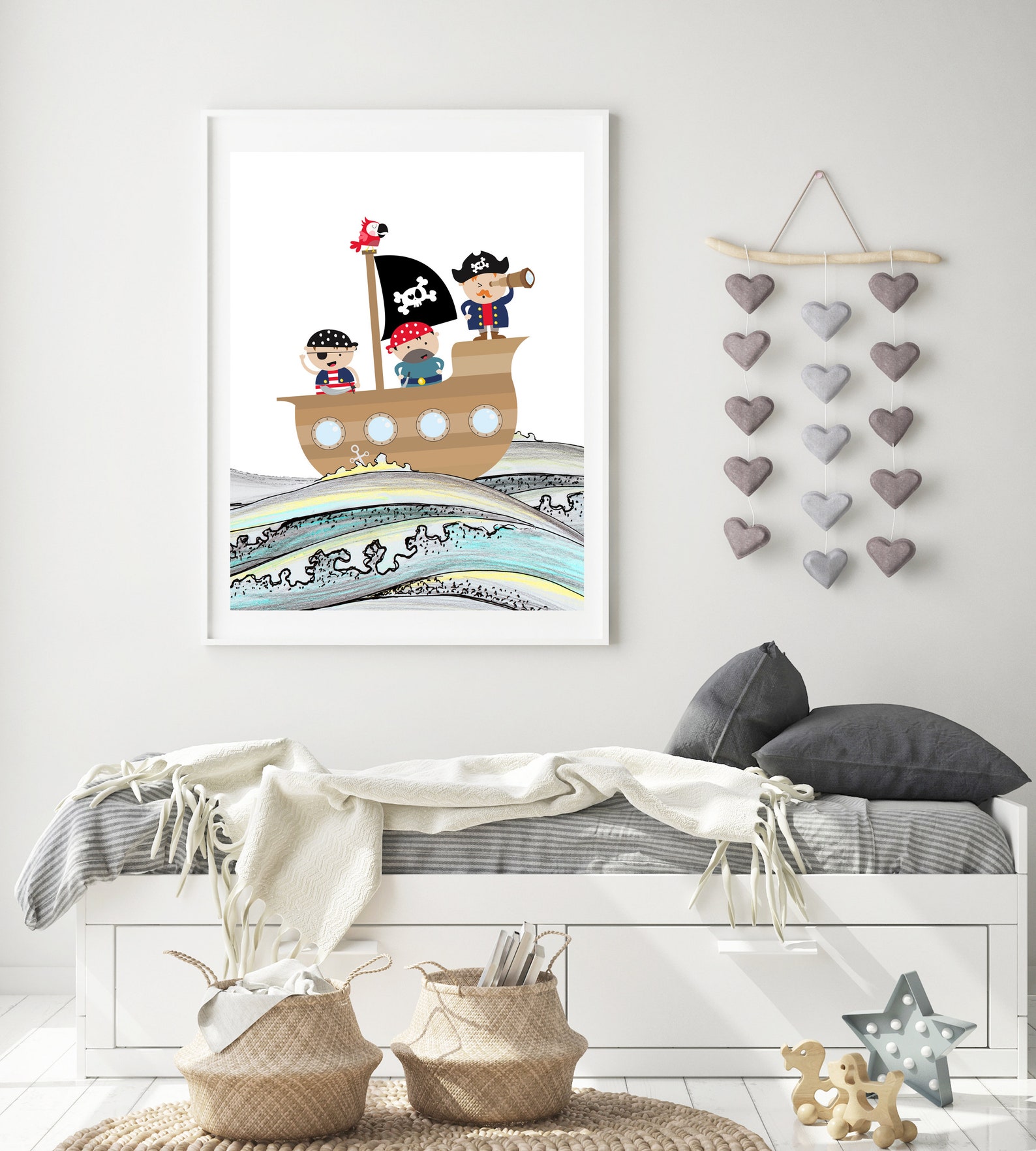 Pirate Art Print Pirate Print Pirate Printables Pirate | Etsy