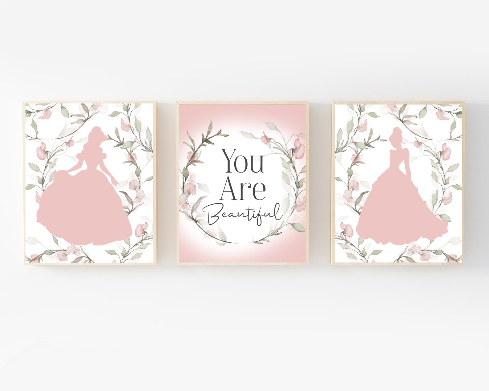 Princess Art Prints Princess Themed Nursery Printable - Etsy