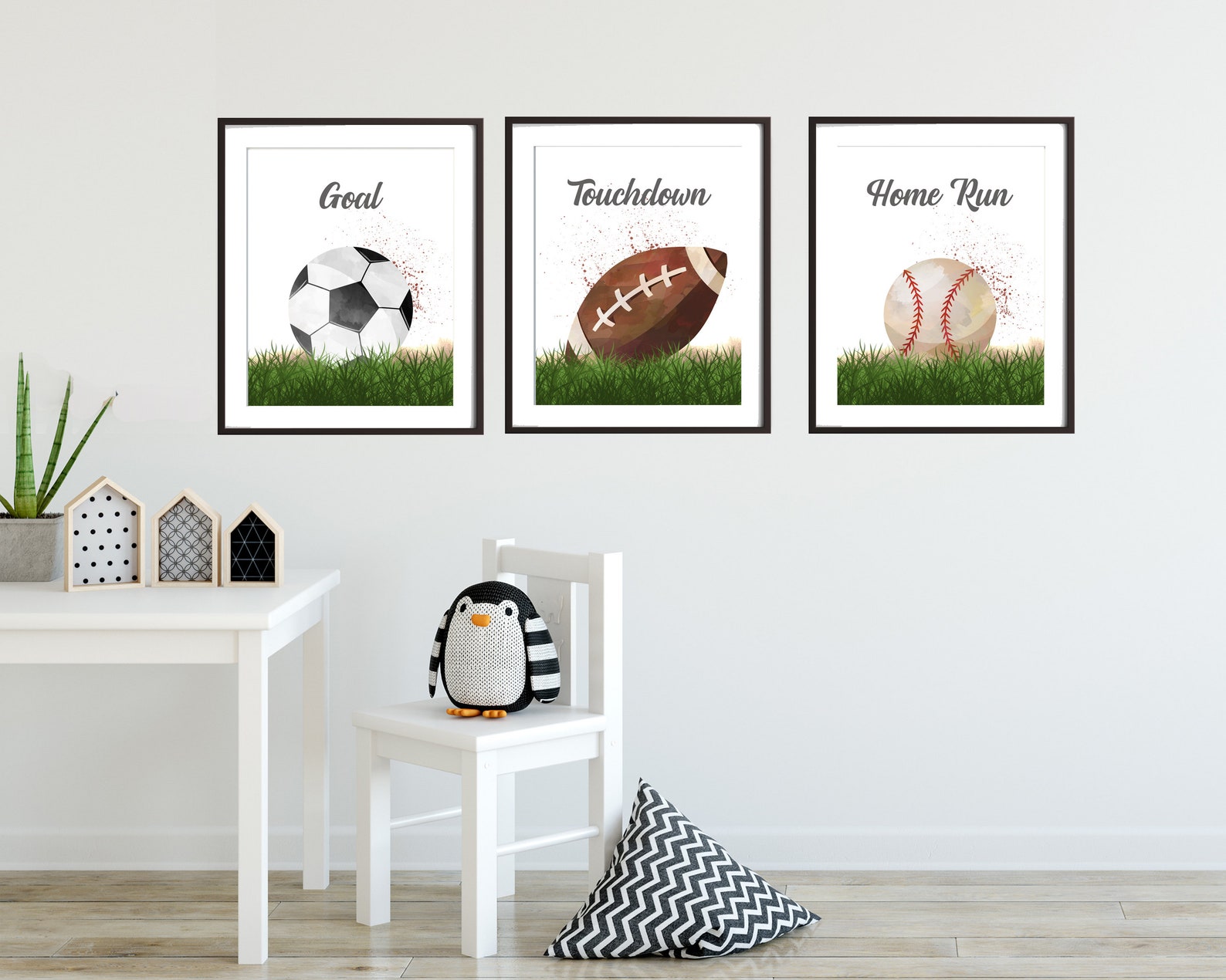 Sport prints for boys room Sport wall art Sports art print | Etsy