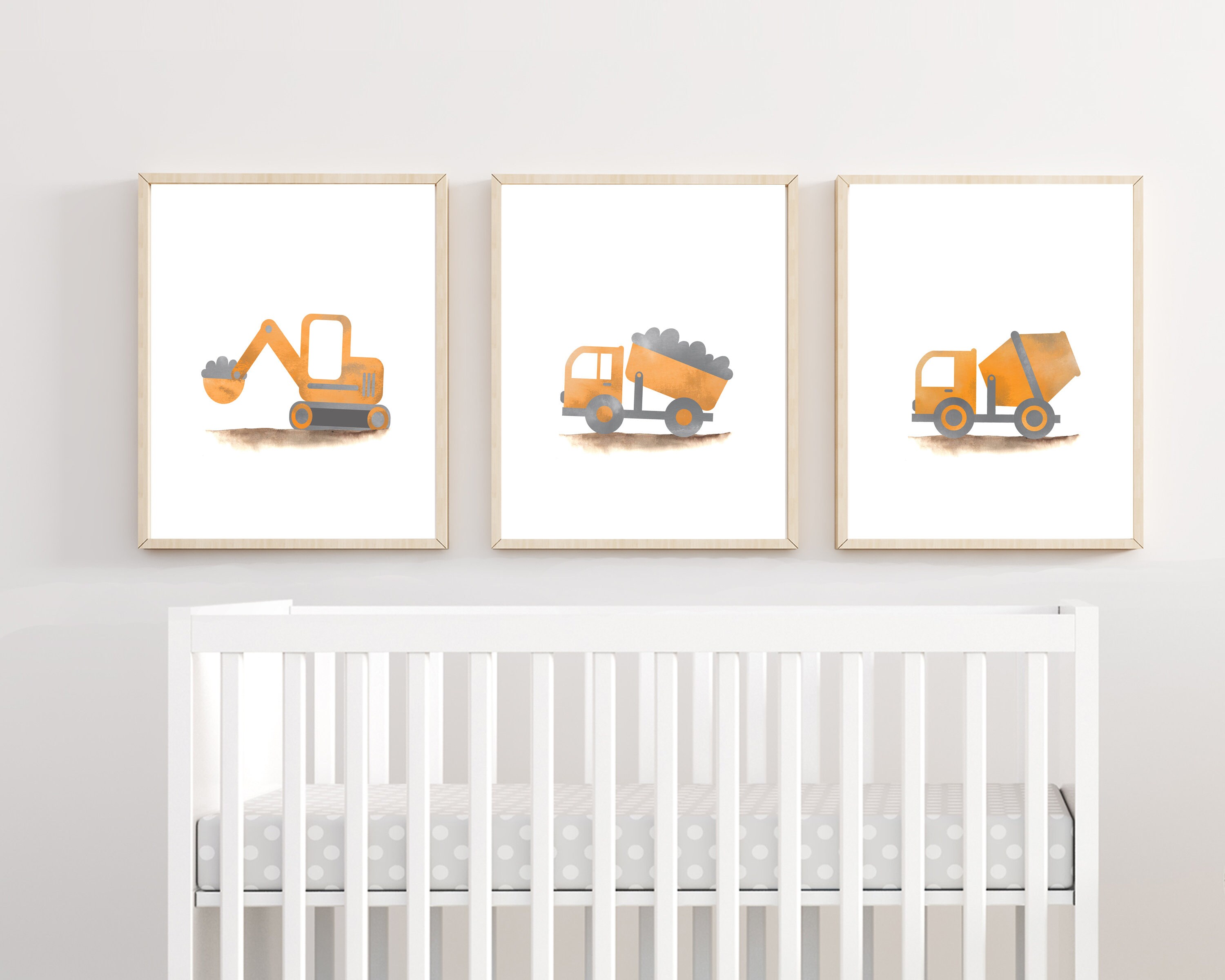 Truck Prints - Truck Art - Construction Prints - Construction Nursery ...