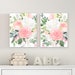 Farmhouse Nursery Decor Blush Pink Florals Pink Flowers - Etsy