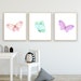 Pastel Butterfly Wall Art Girls Bedroom Decor Butterfly - Etsy