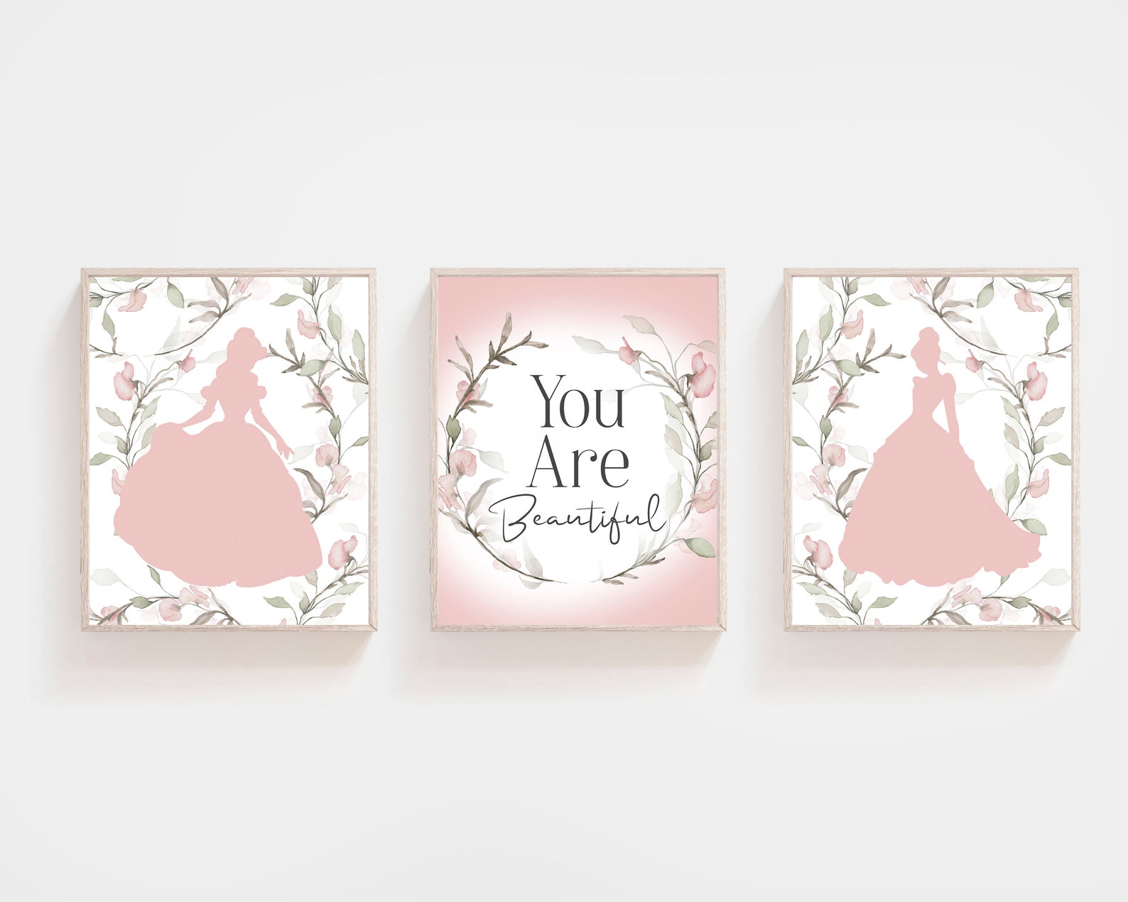 Princess Art Prints Princess Themed Nursery Printable - Etsy