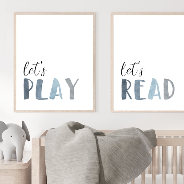 Lets Read Sign - Etsy