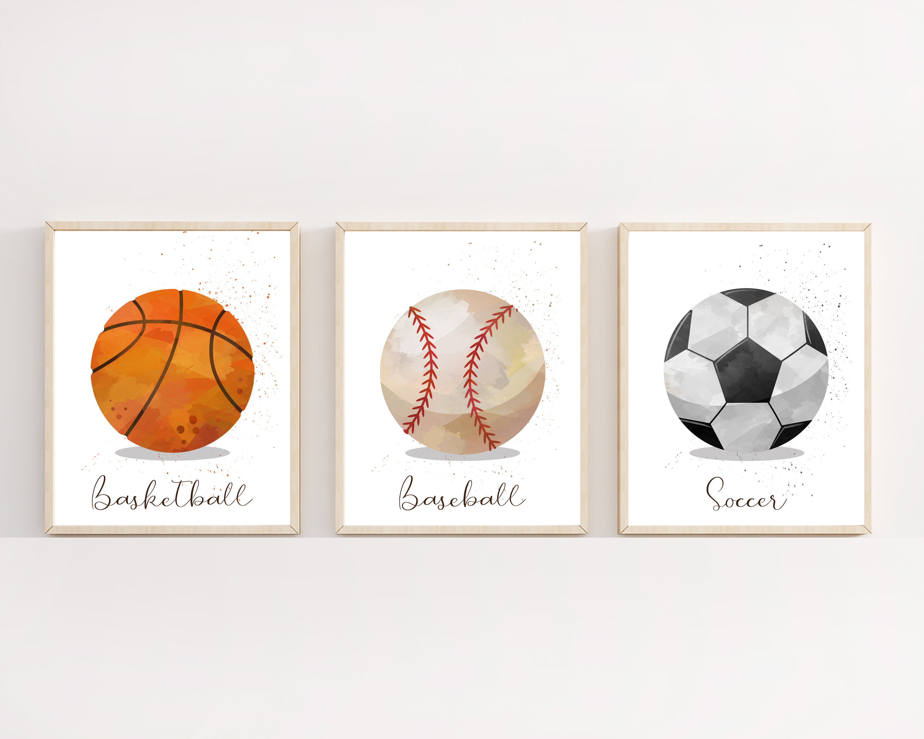 Sports Poster Sport prints Printable sports art Boys | Etsy