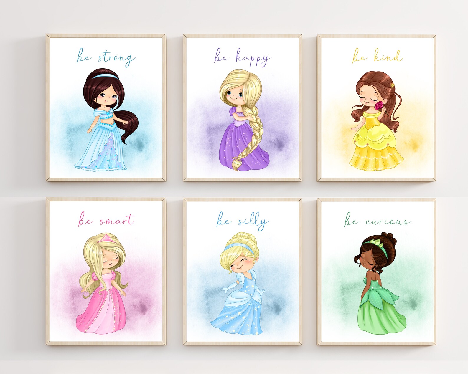 Princess Wall Decor Princess Nursery Girls Room Decor - Etsy