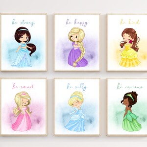 Princess Wall Decor - Princess Nursery - Girls Room Decor - Princess ...