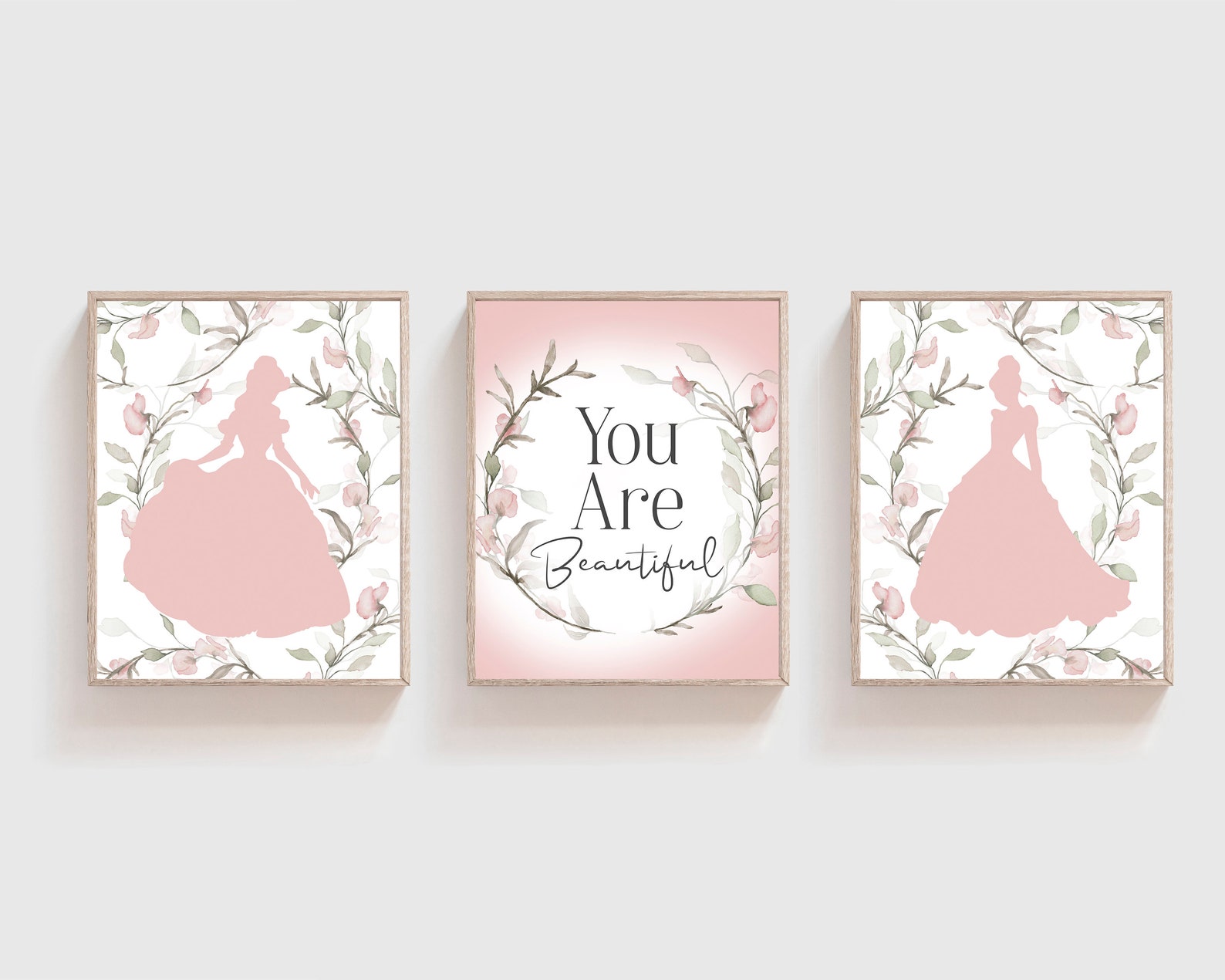 Princess Art Prints Princess Themed Nursery Printable - Etsy