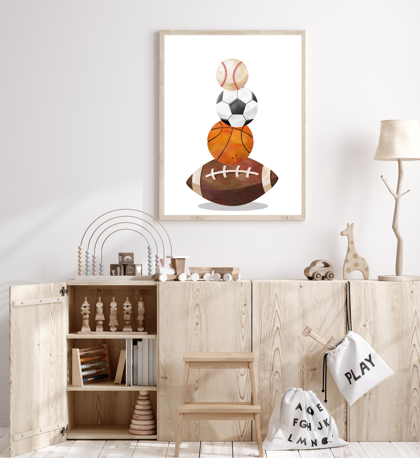 Sports Wall Art - Sports Prints for Boys Room - Sports Print - Sports ...