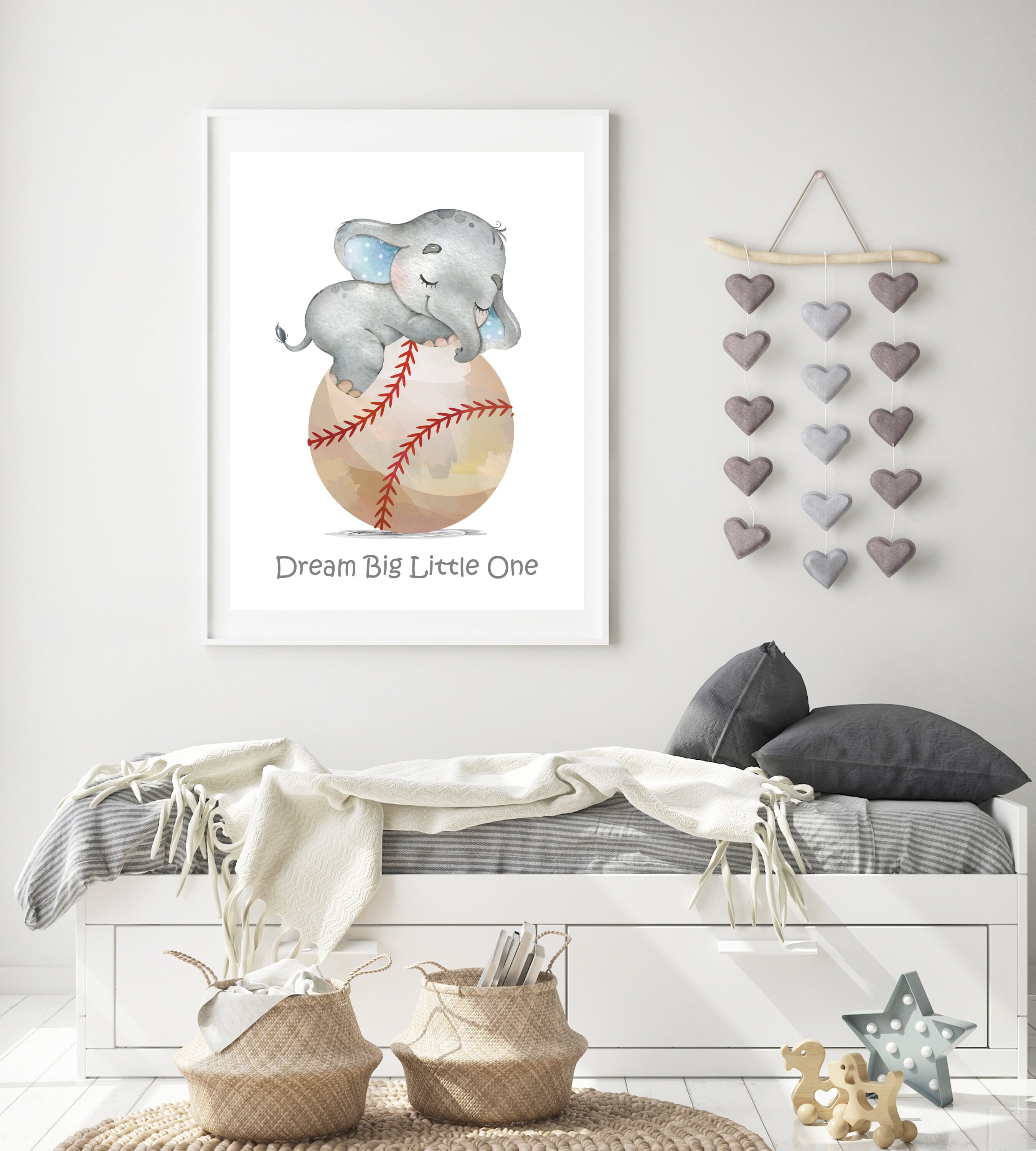 Baseball Nursery Decor - Nursery Sports Print - Baby Boy Nursery Decor ...