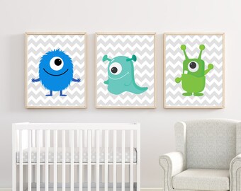 Monster theme | Etsy
