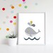 Whale Nursery Print - Whale Art Print - Neutral Nursery Prints - Whale ...