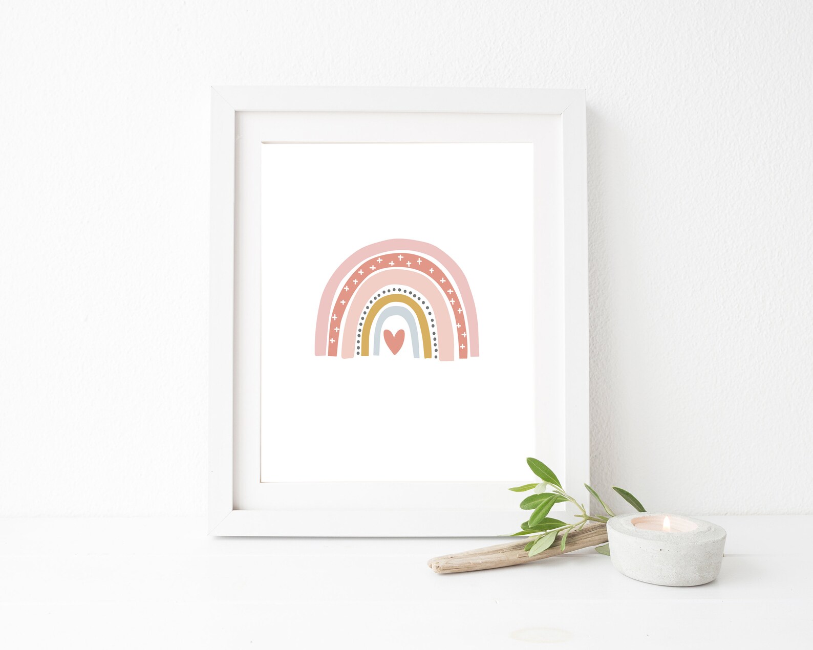 Rainbow Print Pink Rainbow Print Rainbow Prints for Girls - Etsy