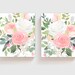 Farmhouse Nursery Decor Blush Pink Florals Pink Flowers - Etsy