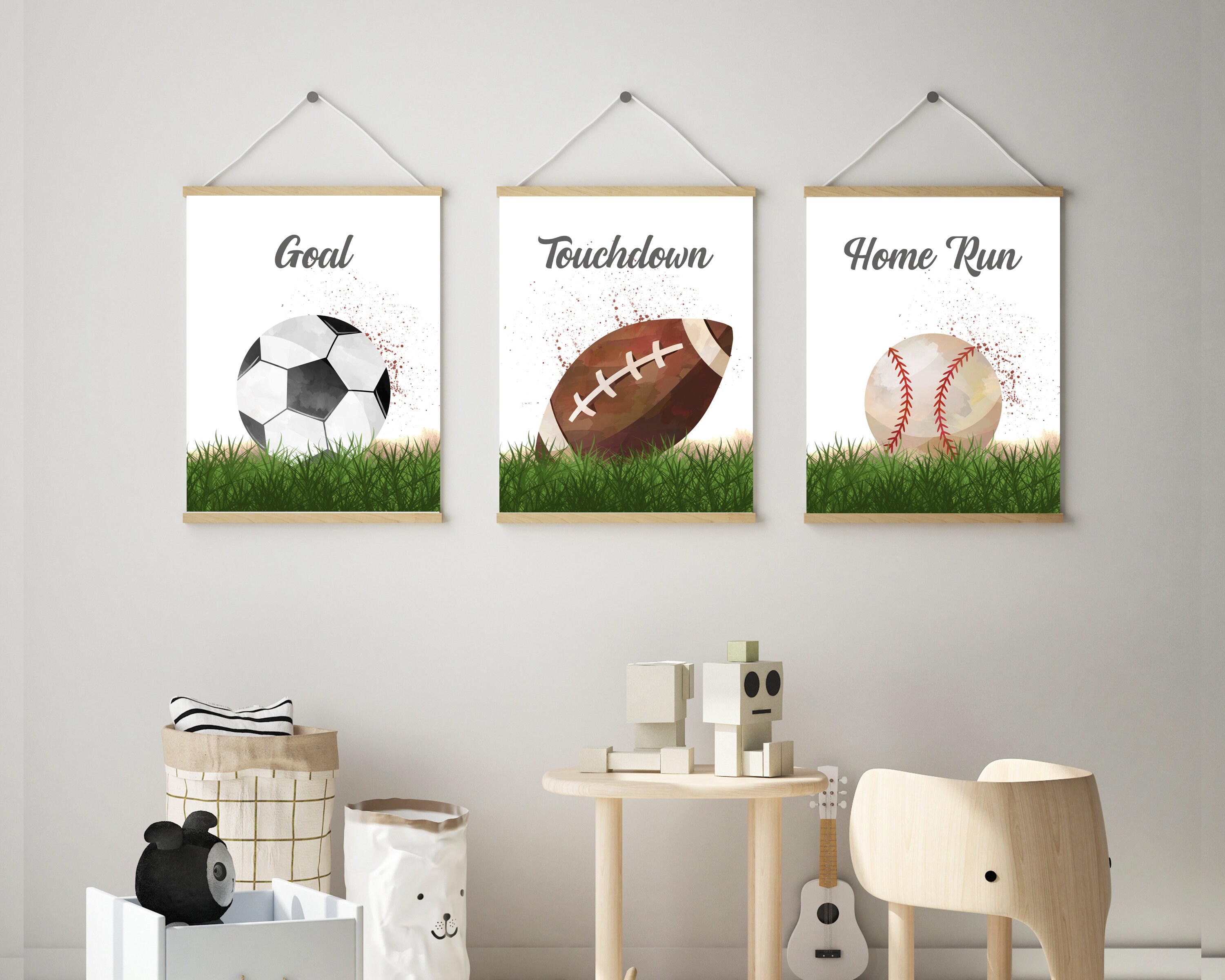 Sport Prints for Boys Room Sport Wall Art Sports Art Print | Etsy