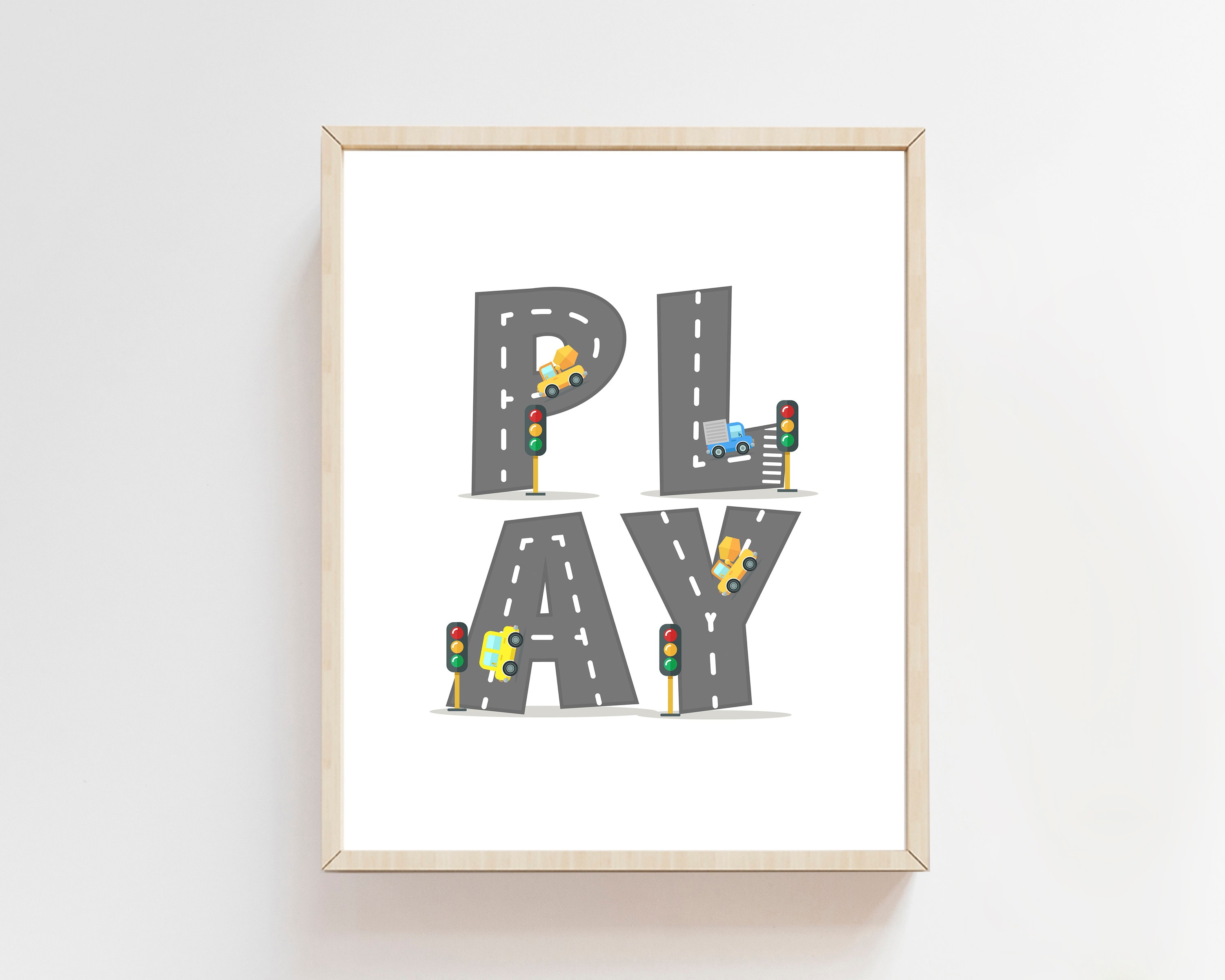 Play wall art Playroom art printable Boys room wall art | Etsy