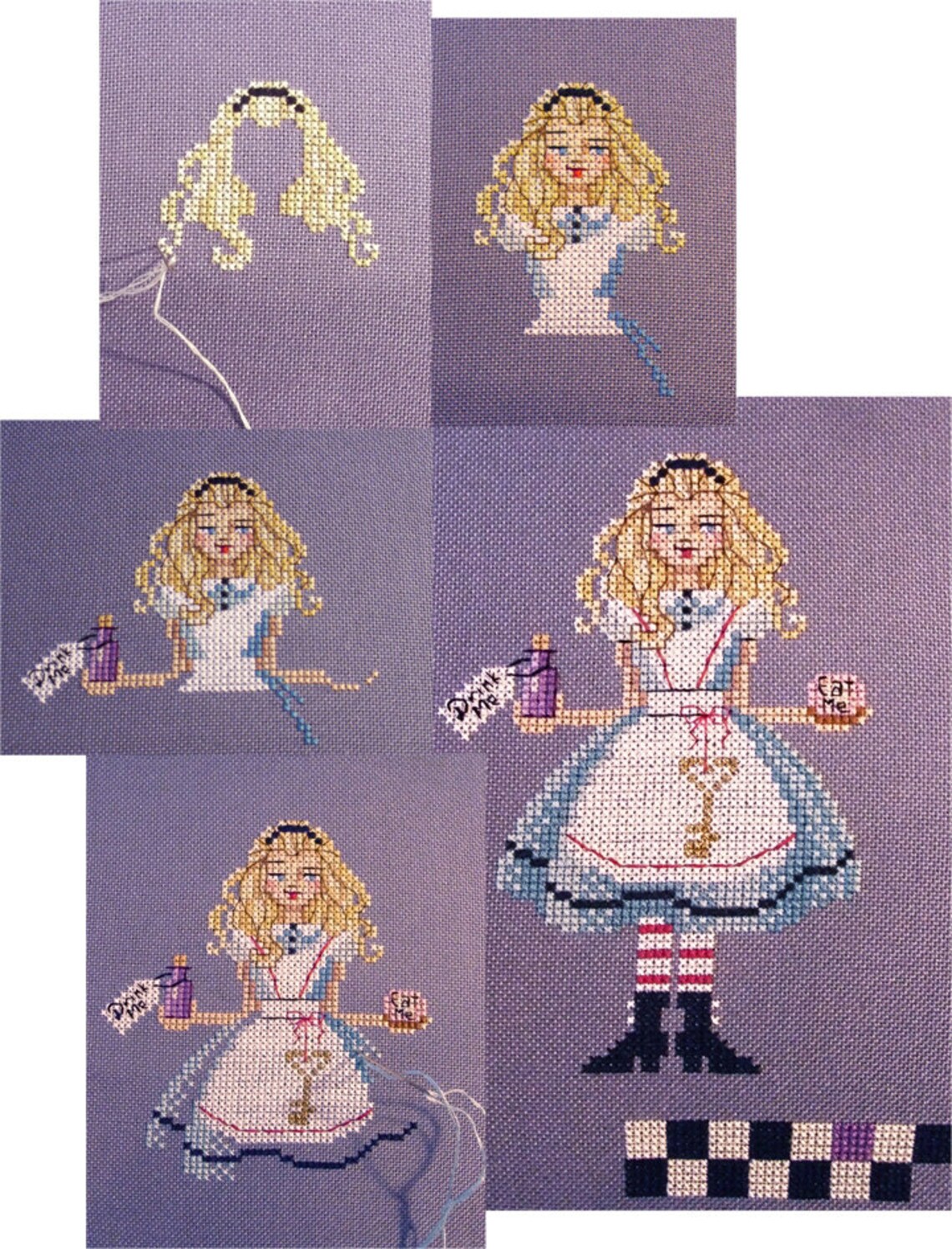 Brooke's Books Wonderland Alice Cross Stitch Chart-only - Etsy