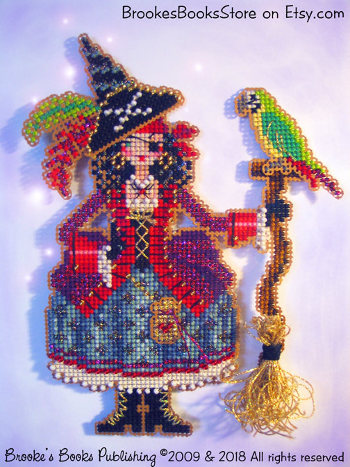 Brooke's Books Polly the Pirate Witchie-poo Ornament - Etsy