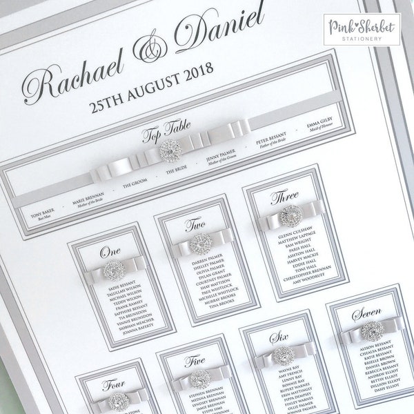 Wedding Table Plan - Etsy UK
