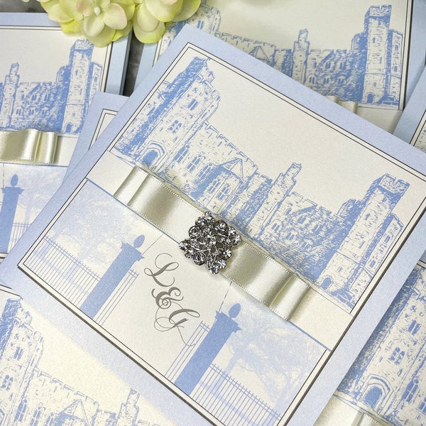 Wedding Invitation Castle - Etsy UK