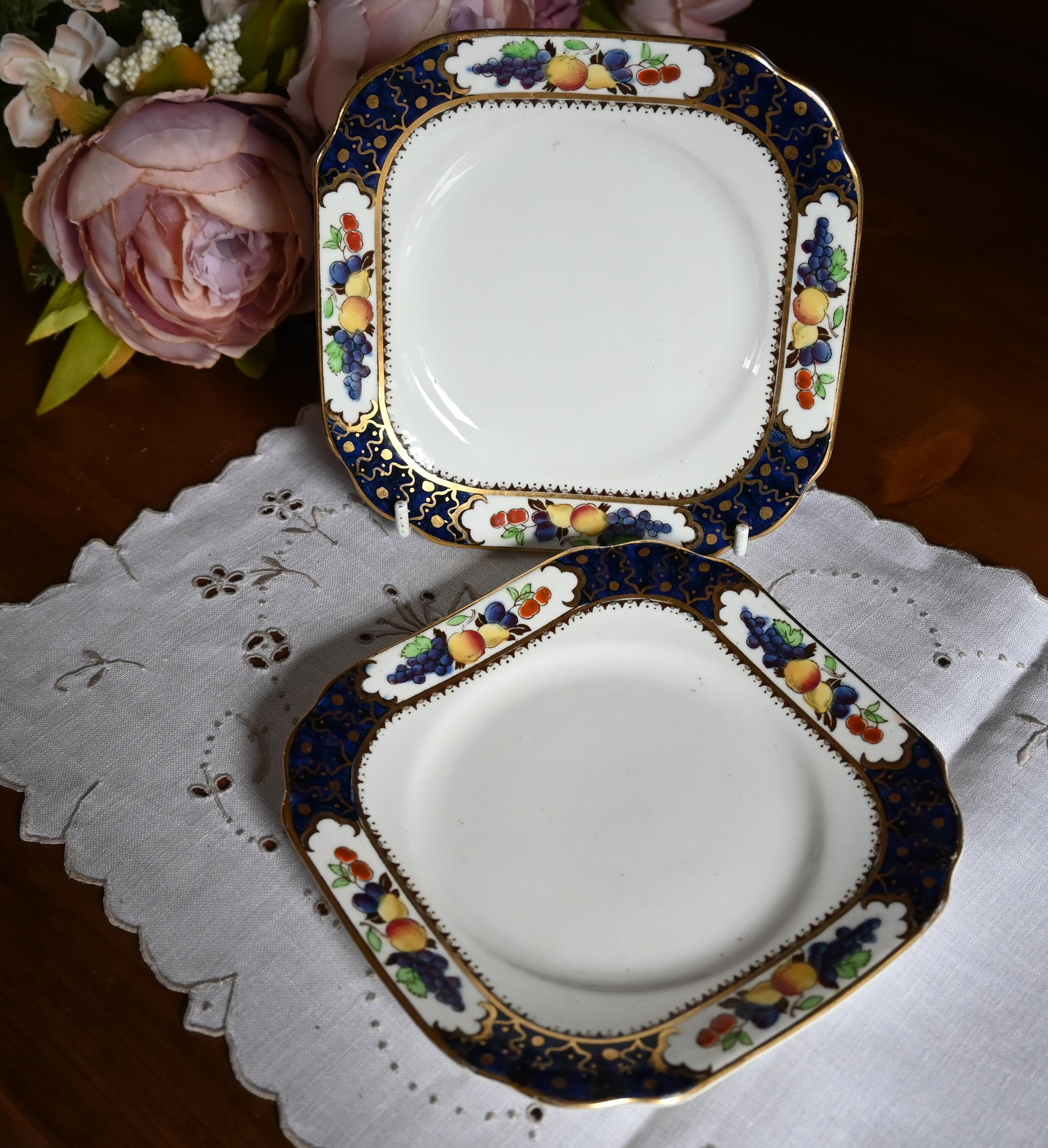 Fenton England Side Plates Bone China | Etsy