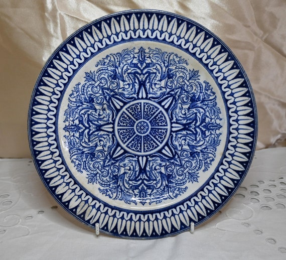 Antique Ironstone Indian Star Pattern Plate by John Meir & Son | Etsy